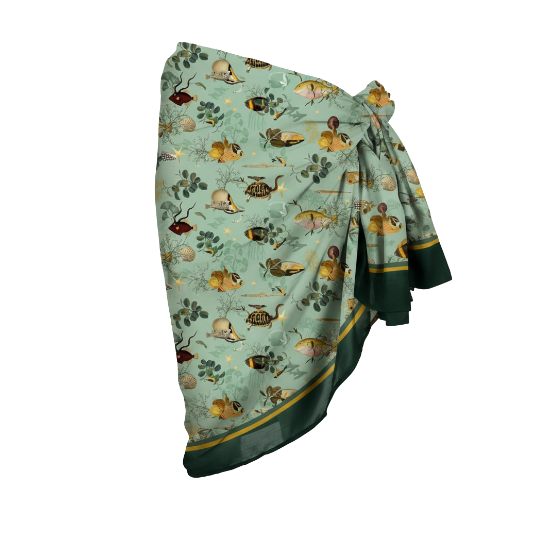 Pareo Green Fishes – Concepto Erre